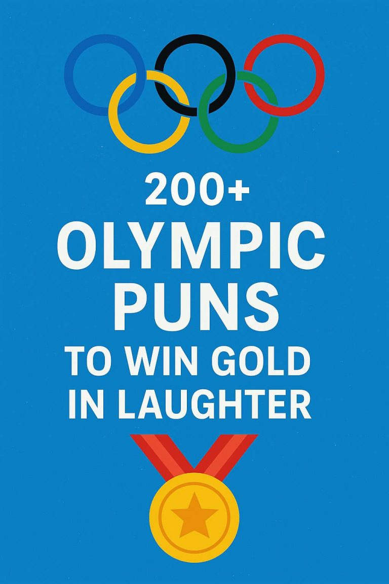 200+ Olympic Puns to Win Gold in Laughter - Puns Book
