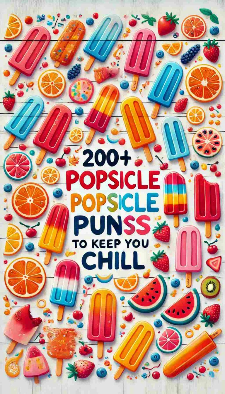 200+ Popsicle Puns to Brighten Your Day with a Chill Vibe - Puns Book