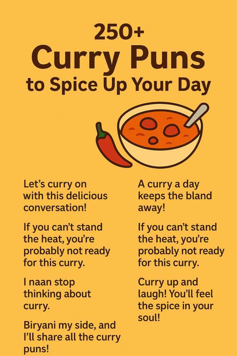 250+ Curry Puns to Spice Up Your Day - Puns Book
